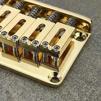 Gotoh Hardtail Bridge - Gold - Steel Saddles PGTC-102G | Reverb