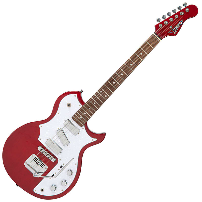 SPECIAL OFFER!! Rapier Deluxe Electric Guitar ~ Thru Red | Reverb