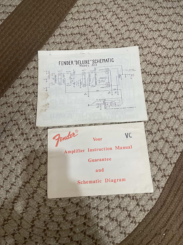 Fender Deluxe Reverb schematics and layout | Reverb