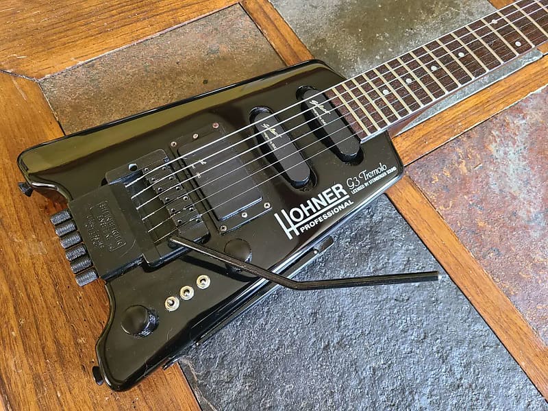 Hohner Steinberger headless G3 Tremolo 1980s - Black | Reverb