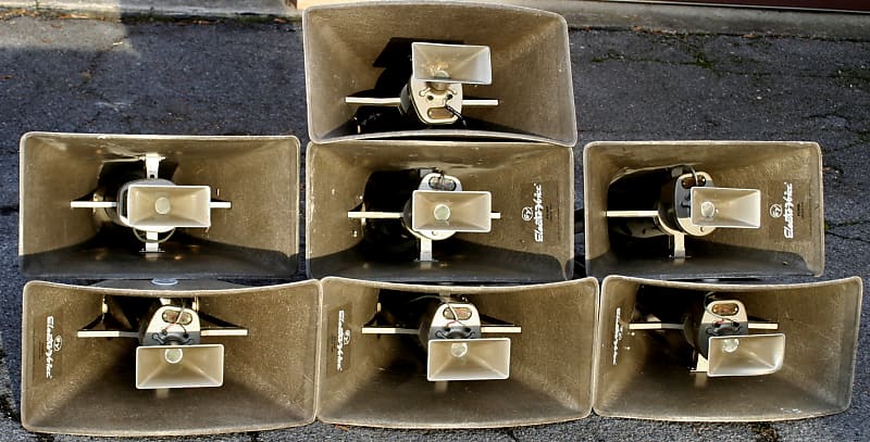 Vintage Electro-voice FC-100 horns w/ 30 watt drivers | Reverb