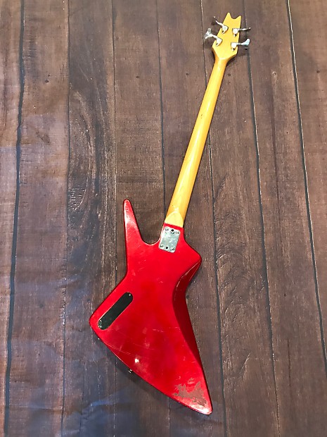 Dean Explorer Bass Candy Apple Red | Reverb