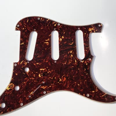 Fender Stratocaster 4-Ply Celluloid Pickguard Tortoise Shell | Reverb