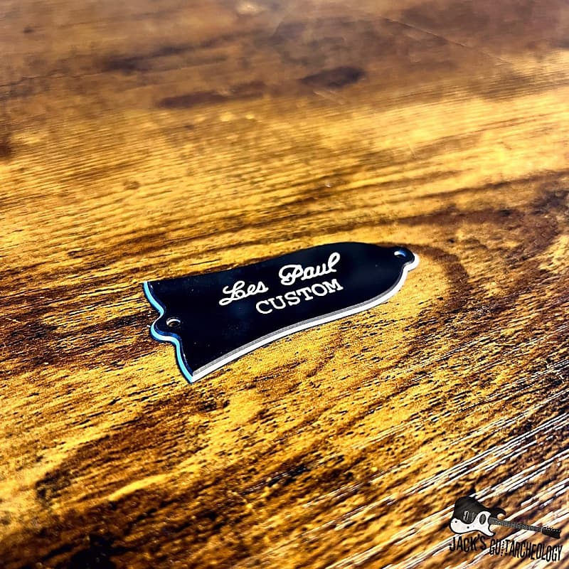 Gibson Custom Shop Les Paul Custom Truss Rod Cover- 3 Ply | Reverb