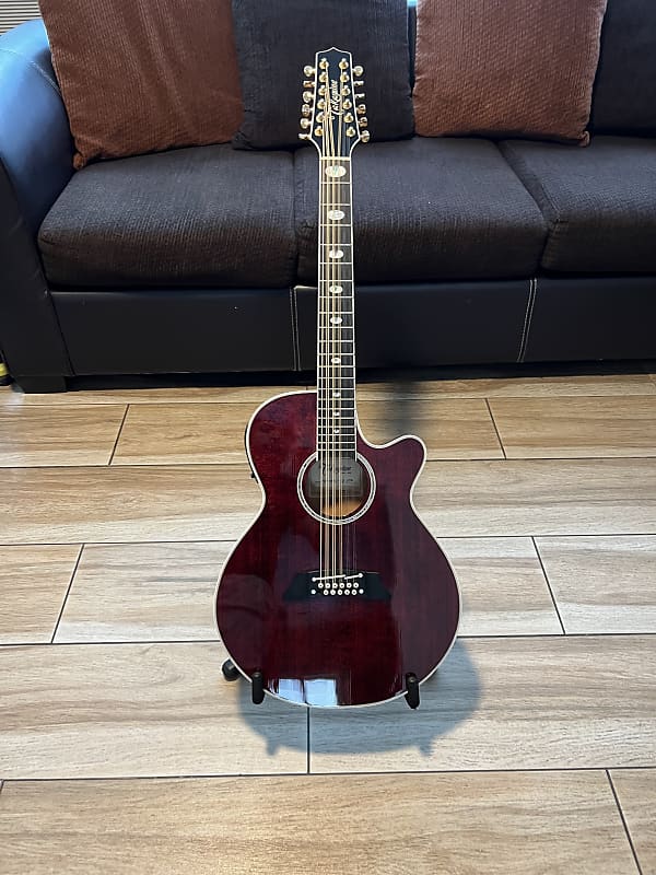 Takamine TSP158C-12 STR 2023 - See Thru Red Gloss | Reverb