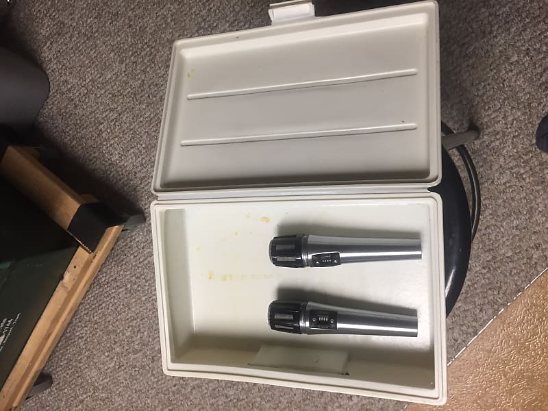 RARE Vintage 1980's Shure 516EQ Microphones w/Built In | Reverb