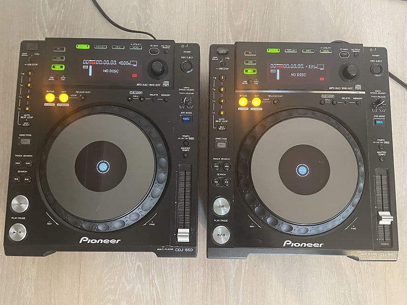 Pioneer CDJ 850-K Pair | Reverb