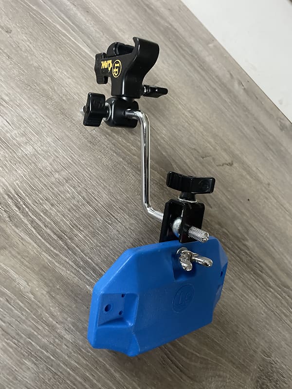 LP Blue Jam Block With Claw Clamp On Mount | Reverb