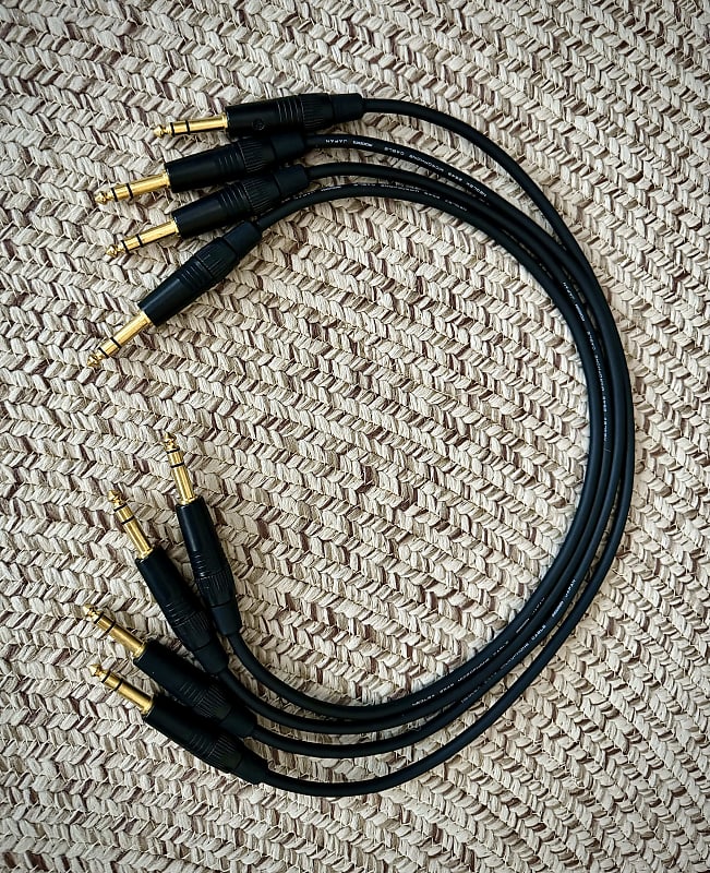 Redco Audio - Four (4) Mogami 2549 Patch Cables | Neutrik | Reverb