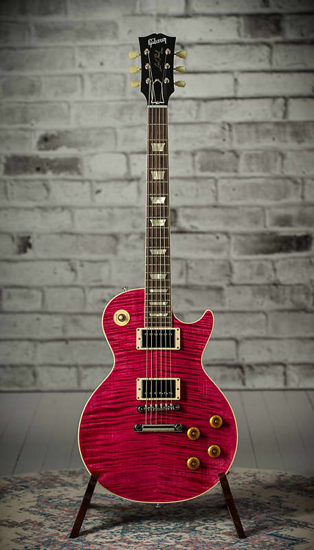 Gibson ’59 Les Paul Standard RI VOS M2M - Trans Pink | Reverb