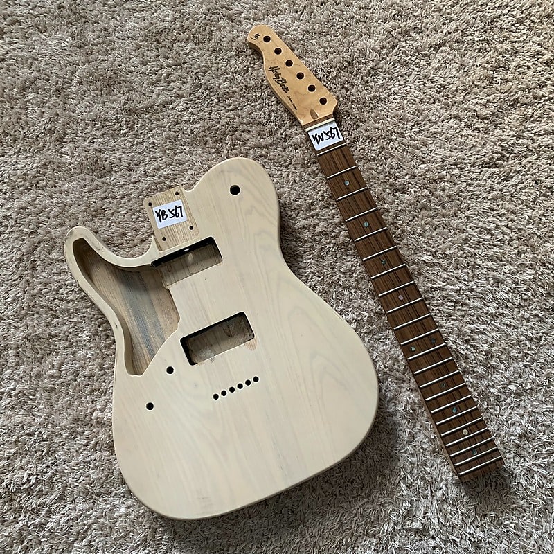 Harley Benton Guitar Tele Style Maple Neck and Ash Wood Body | Reverb