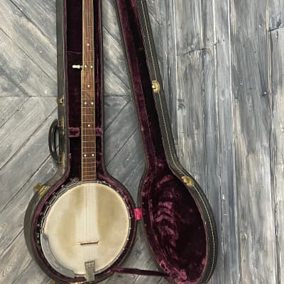 Used Christy 60's Long Neck 5 String Banjo with Hard Shell | Reverb