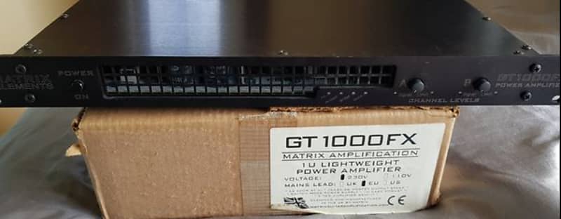 Matrix GT1000 FX 1U power amp | Reverb