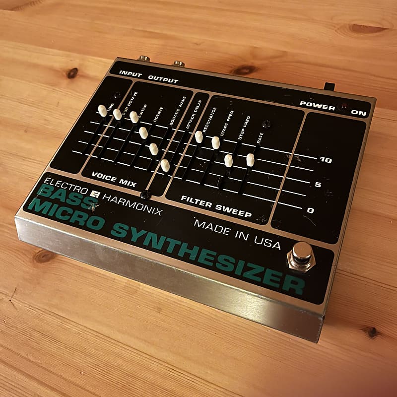 Electro-Harmonix Bass Micro Synthesizer, 2000s w/ power | Reverb