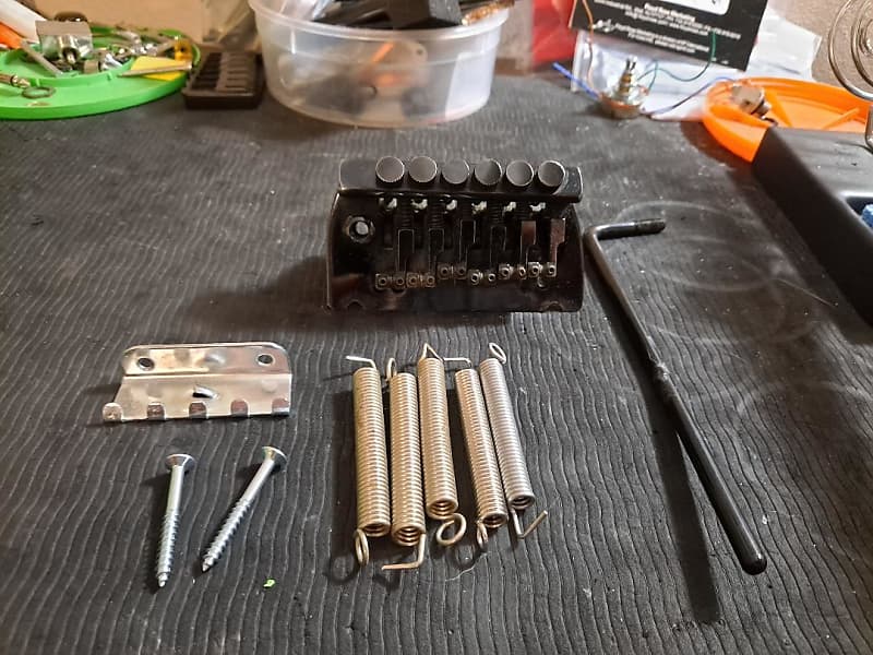 BC Rich Bendmaster Tremolo unit 90's black | Reverb