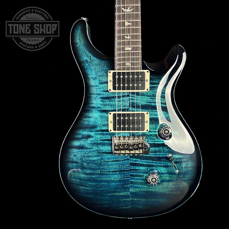 PRS Paul Reed Smith Custom 24 Cobalt Smokeburst Birds w/case | Reverb