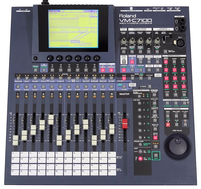 Roland VM-C7100 V-Mixing + RO-7000 Rackmount + VM-SP71 Side | Reverb