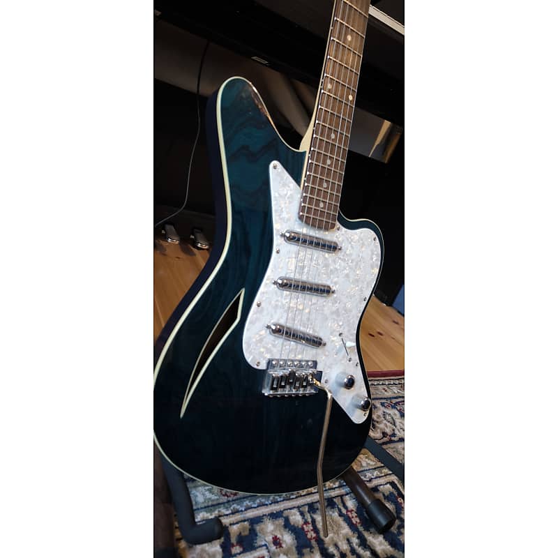 Ken Rose Surfcaster type guitar 2000s - Dark Blue | Reverb