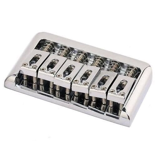 Chrome Top Mount Hard Tail Strat style High Mass String | Reverb