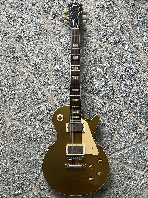 Gibson Reissue R7 Les Paul 2021 - Gold top / Dark back | Reverb