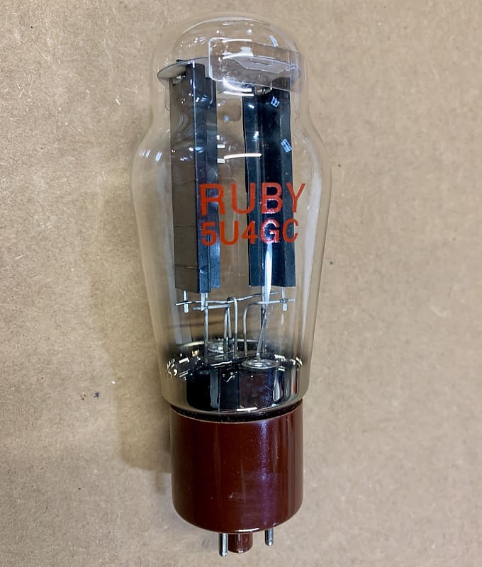 Ruby 5U4, late 2000s, brown base, big bottle | Reverb