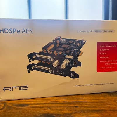 RME HDSPe AIO PCIe Audio Interface Card + Breakout Cable | Reverb