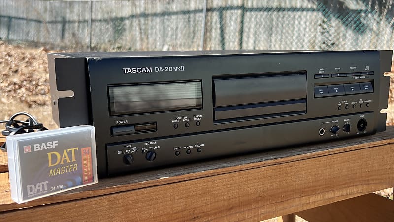 Vintage TASCAM DA-20 MKII DAT Recorder w/BASF DAT Tape ~ Very | Reverb