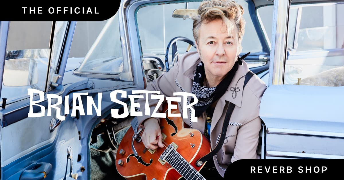 Brian Setzer Returns to Reverb with More Guitars | Reverb News