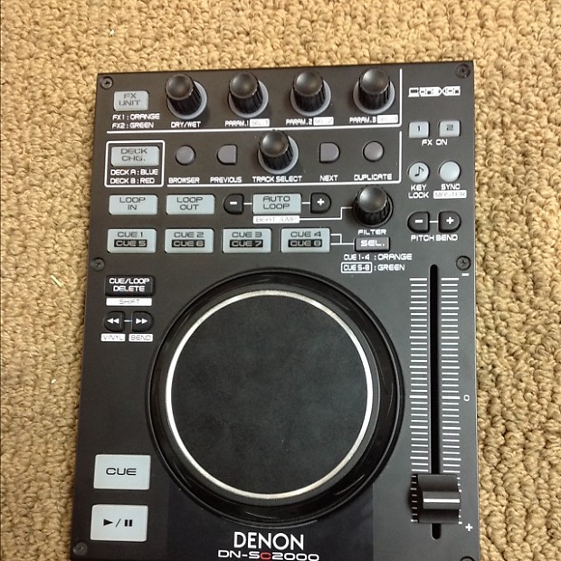Denon DN-SC2000 Single 2 Deck Midi Controller | Reverb