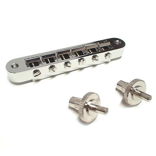 Grover Tune-O-Matic Style Bridge, Includes 2 Inserts/2 | Reverb