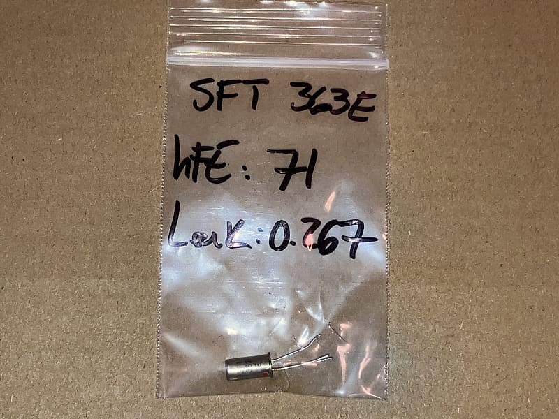 One Rare Vintage SFT363E Germanium Transistor - SFT 363E - | Reverb