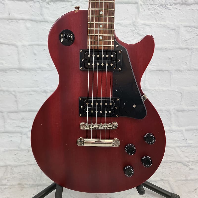 PROJECT Epiphone Les Paul Studio Wine Red Electric Guitar | Reverb