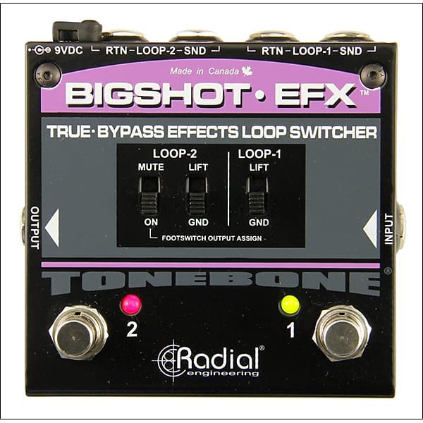 Radial BigShot Effects Loop Controller w/LEDs, | Reverb Canada