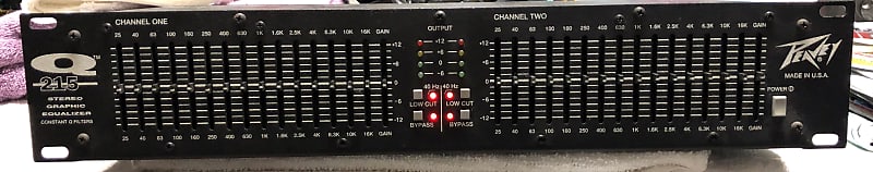 Peavey Q215 Stereo Graphic EQ Equalizer | Reverb