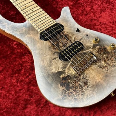 Overload Custom Guitars Rea 8 Strings -White Burst- [GSB019] | Reverb