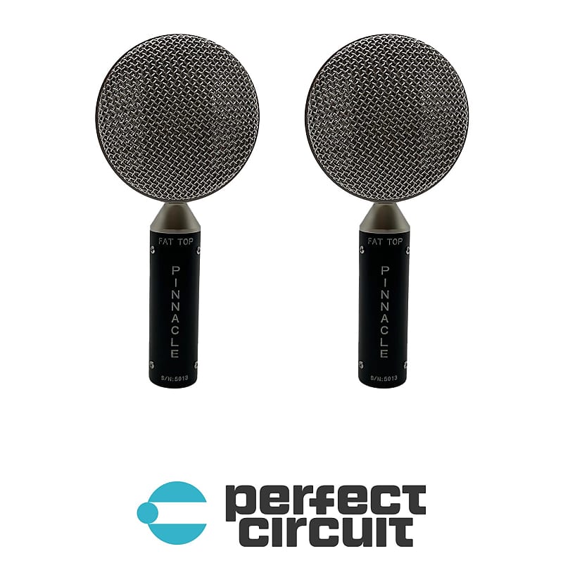 Pinnacle Microphones Fat Top Stereo Pair Ribbon Microphones | Reverb