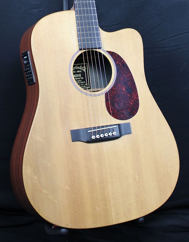 2008 Martin DCX1E Acoustic /Electric Guitar w/hc | Reverb