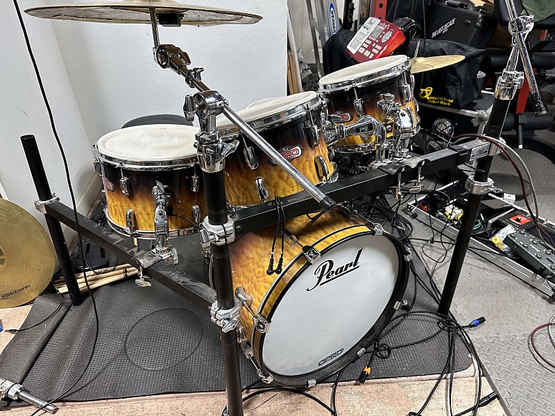 Pearl E-Pro Live Quilted Maple Acoustic Electric Drum Kit | Reverb