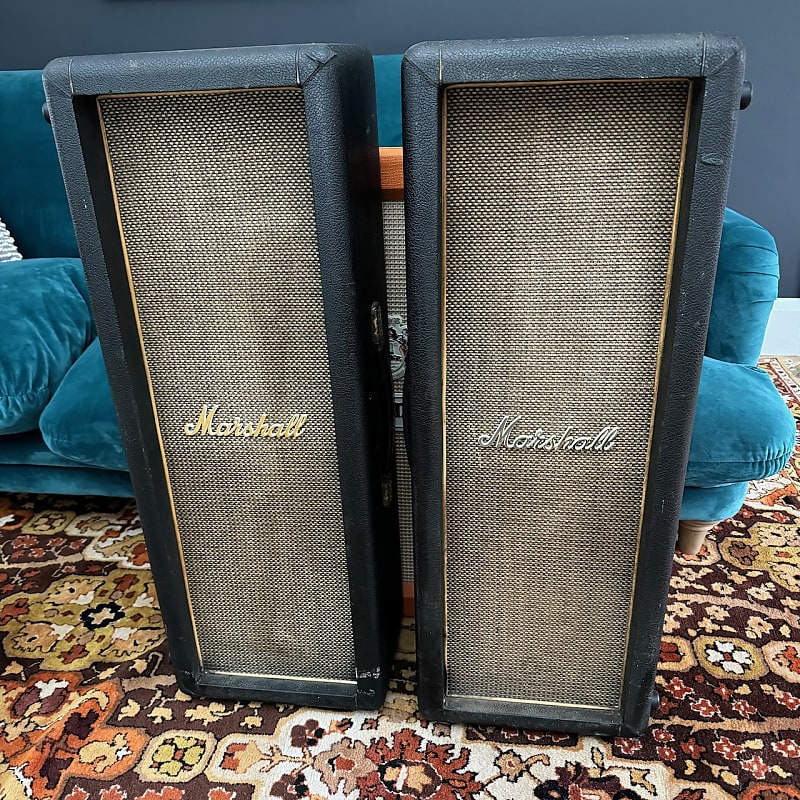 Vintage 1960s Marshall 2x10 Basketweave Guitar Amplifier | Reverb