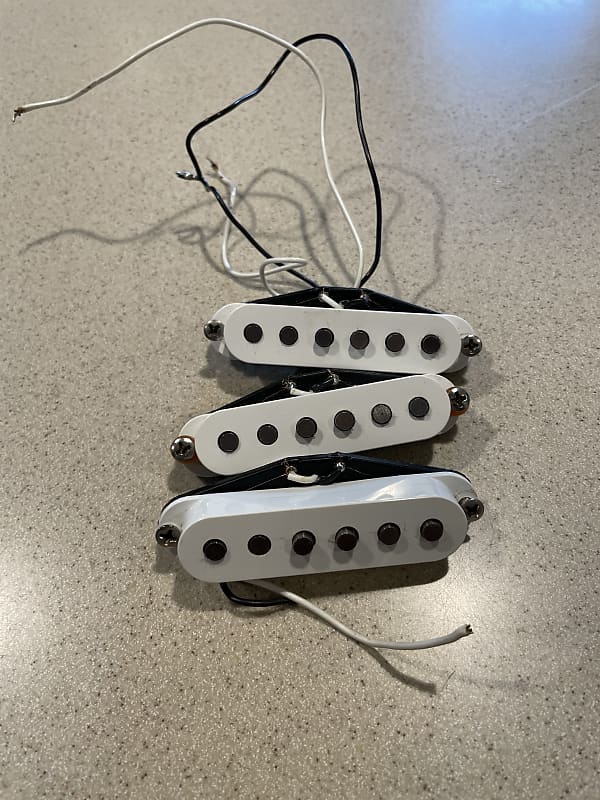 US Fender Stratocaster Pickups White | Reverb