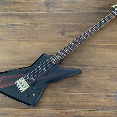 Aria Pro II, Explorer Bass, ZZB Deluxe, Black Thunderbolt, | Reverb