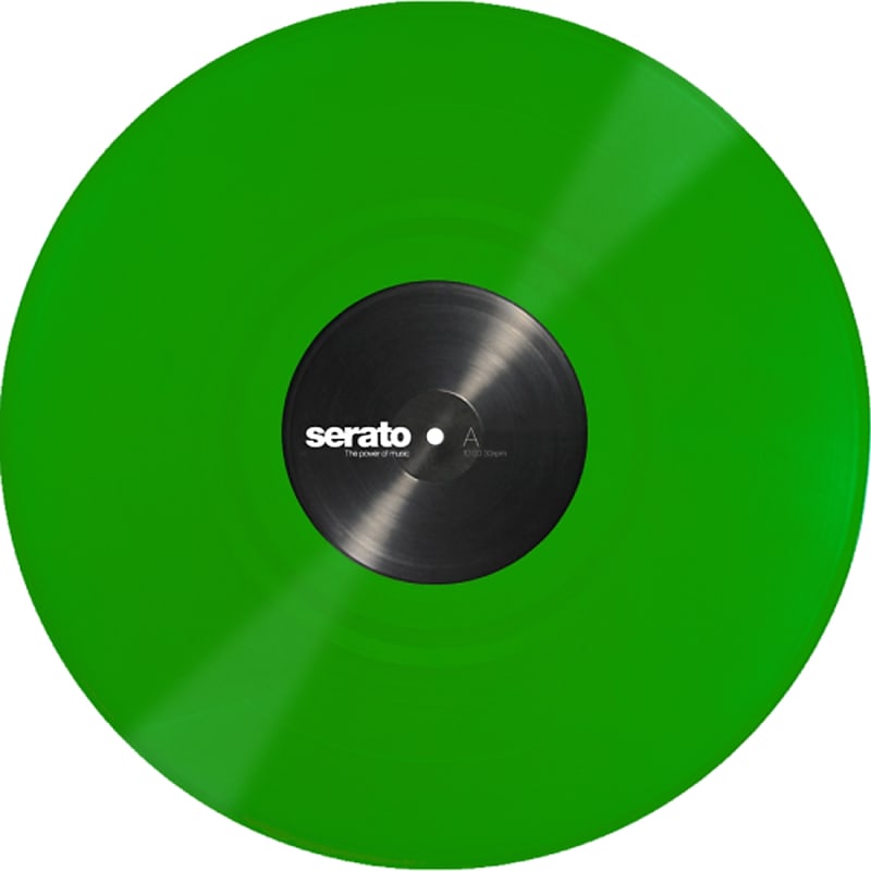Serato 12" Control Vinyl Standard Colours Green (Pair) | Reverb