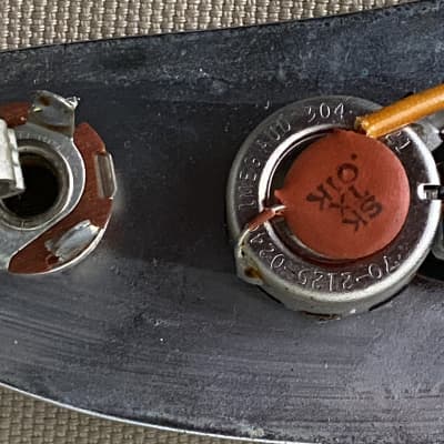 1964 Fender Jaguar / Jazzmaster Pots & Jack wiring 1 MEG | Reverb