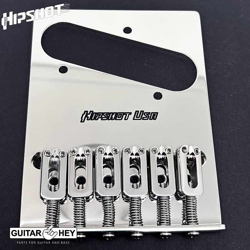 NEW Hipshot Telecaster® Retrofit Bridge 4 Mount Hole 6 | Reverb