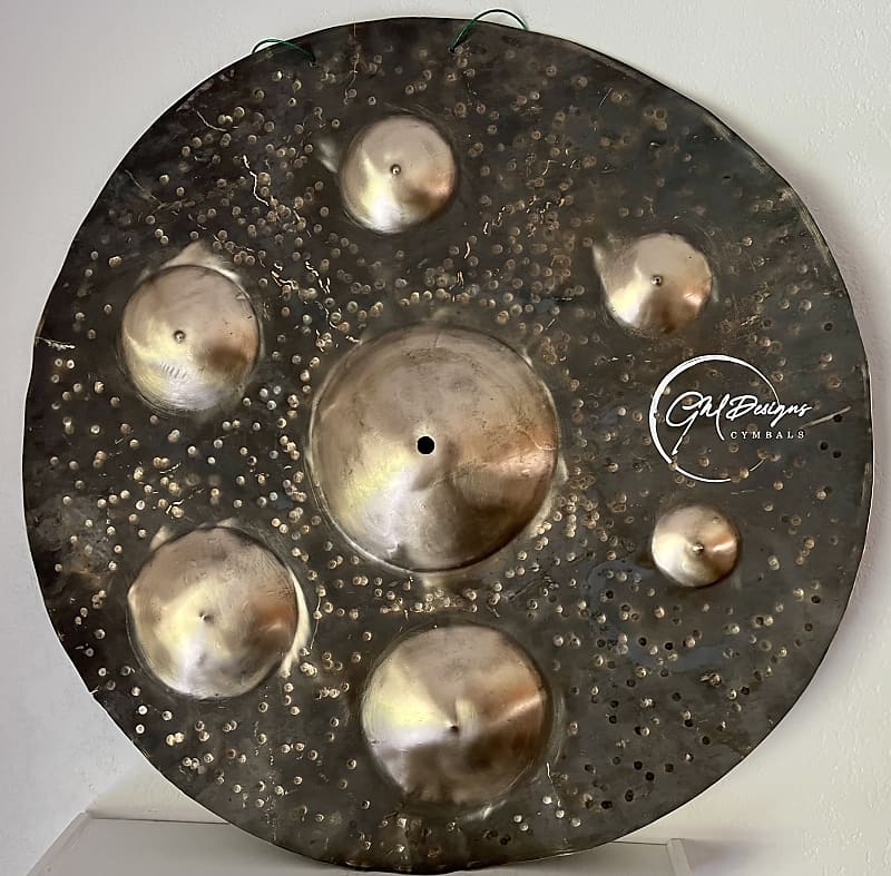 22" GM Designs Raw Multi-Bell Cymbal - Beautiful, Dark, | Reverb
