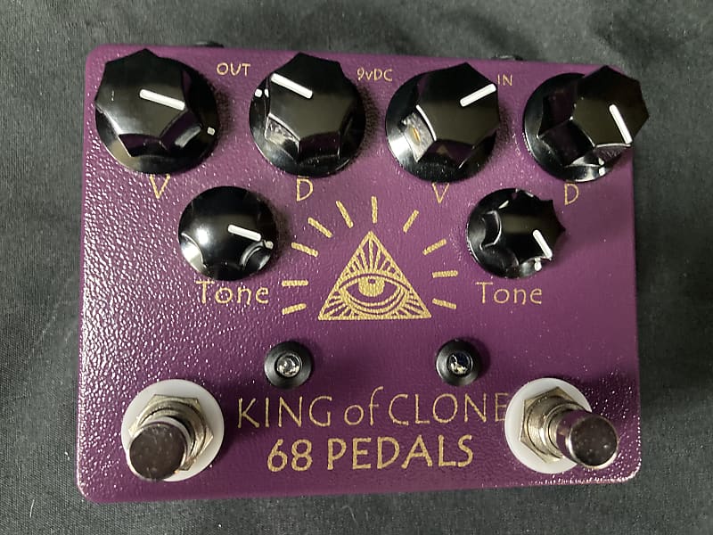 68 Pedals King of Clone Dual Overdrive Pedal | Reverb