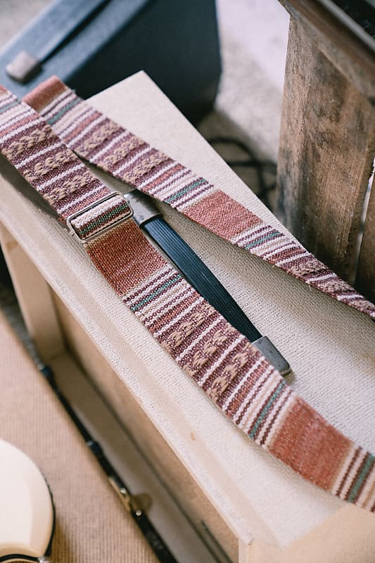 Guitar Strap - Rust - Handmade in the UK | Reverb UK