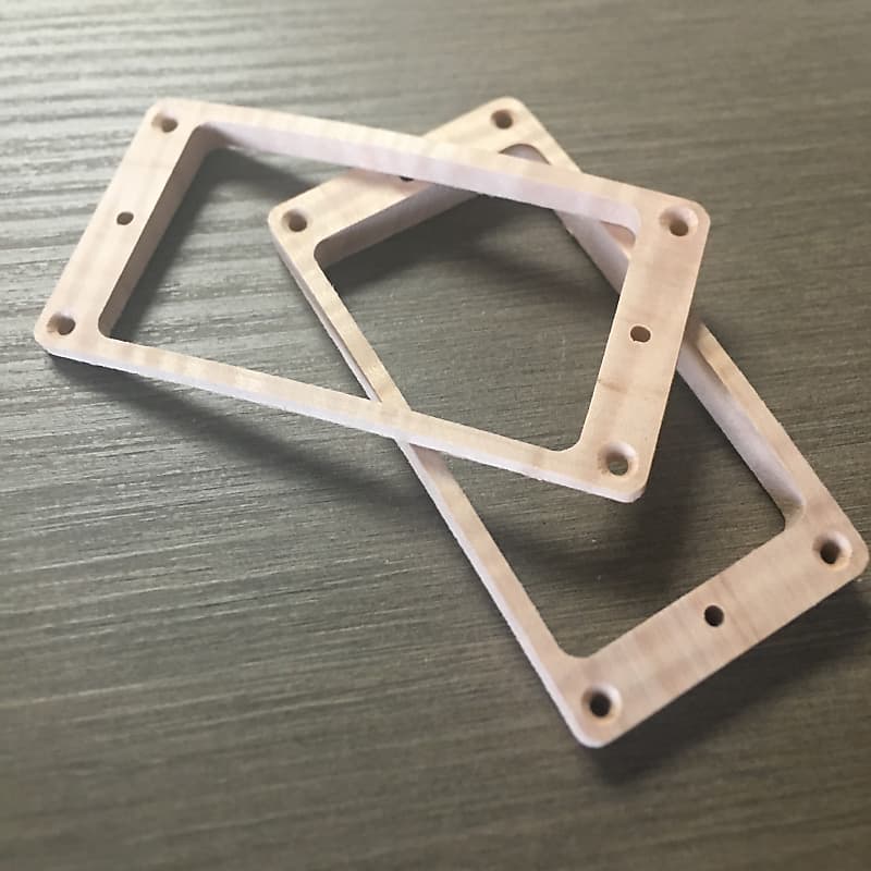 Guilford 4A Flame Maple Pickup Rings - fits Gibson Les Paul | Reverb