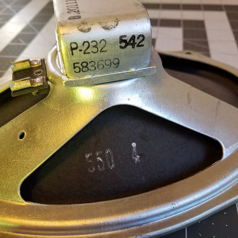 TeleKing 6x9 AlNiCo 4 Ohm Speaker Driver P-232 542 | Reverb