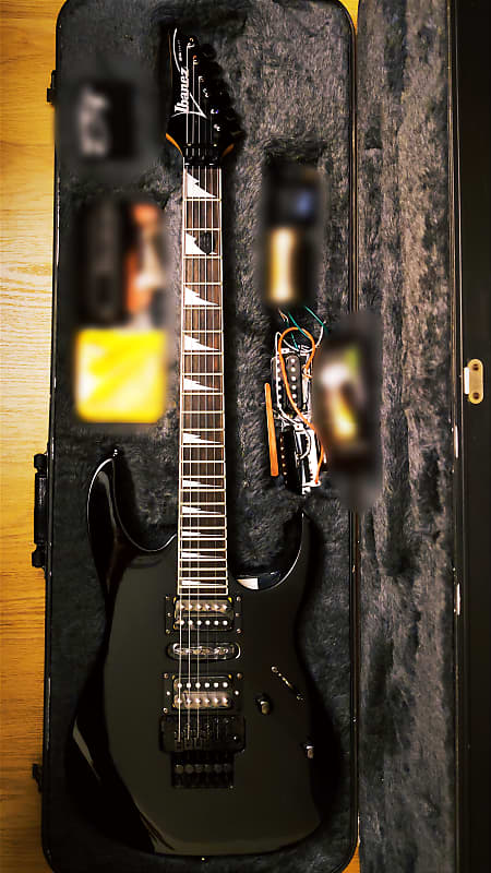 Ibanez RGR 270 DX BK Black '90s RG reverse headstock | Reverb